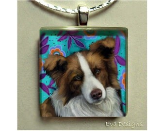Border collie charm | Etsy
