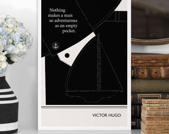 Victor hugo quote | Etsy