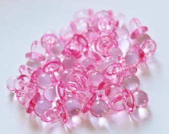 Pink pacifier | Etsy