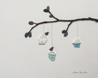 Pebble Art by artist Sharon Nowlan. Art for the by PebbleArt