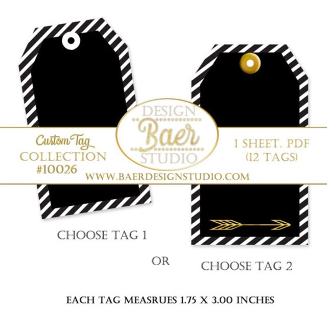View Printable Tag/Custom Tag by BaerDesignStudio on Etsy