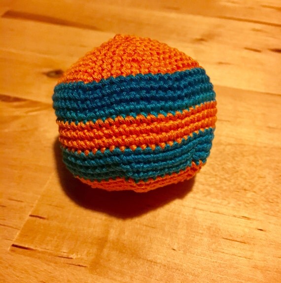 Items similar to Colorful Rainbow HACKY SACK Juggling ball Cat Toy Bean ...