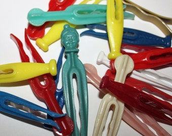 Plastic clothespins | Etsy