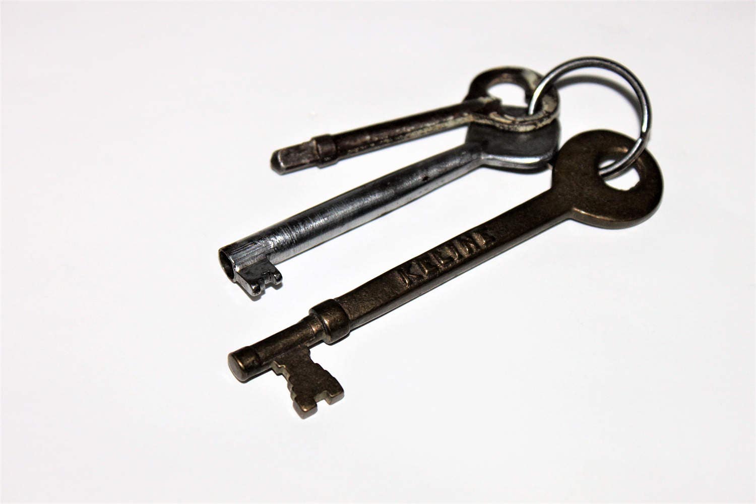 Set of Vintage Caboose and Railroad Car Skeleton Keys
