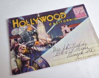 Hollywood postcard | Etsy