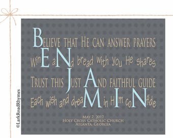 Communion poem | Etsy