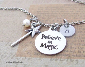 Magic wand necklace | Etsy