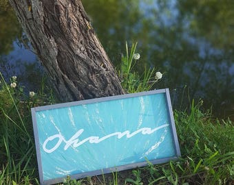 Ohana sign | Etsy