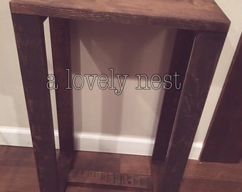 Rustic plant stand | Etsy