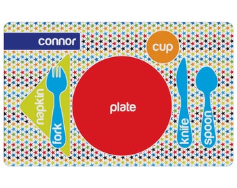 Learning placemat | Etsy