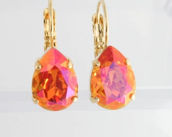 Astral pink earrings | Etsy