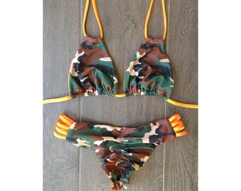 Camouflage bikini | Etsy