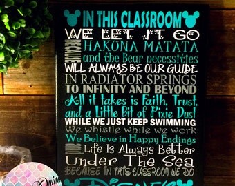 Disney teacher | Etsy