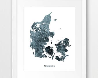 Map Of Denmark From The 1500s 093 Ancient Old World Copenhagen