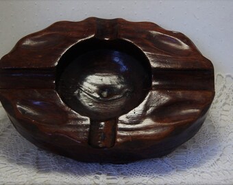 Wooden ashtray | Etsy