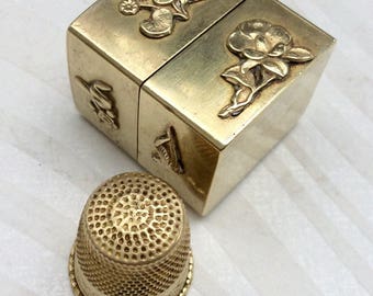 Antique thimble case | Etsy