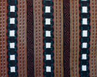 Ikat cotton fabric | Etsy