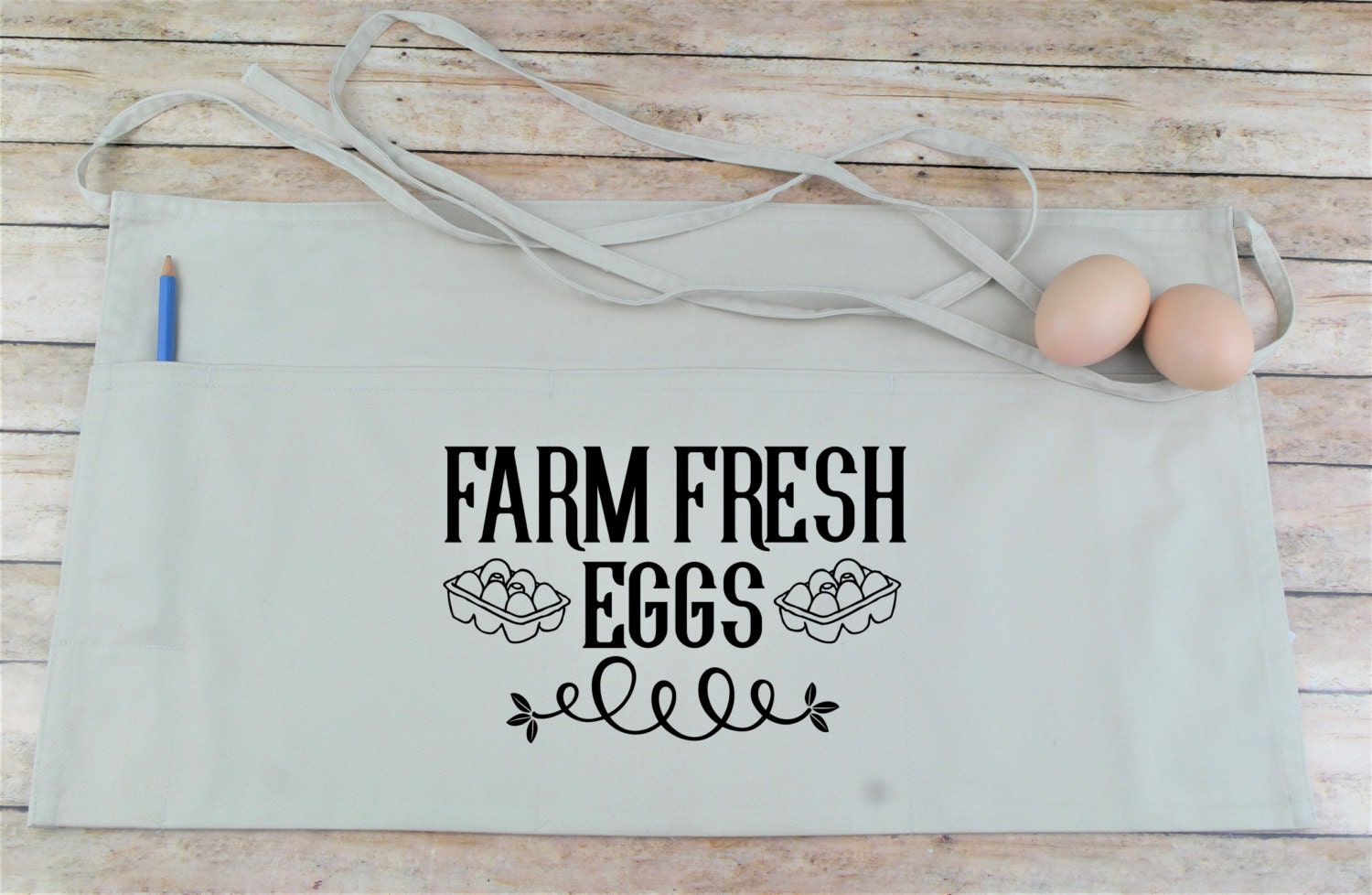 Egg Apron Chicken Apron Homesteading Apron Crazy Chicken