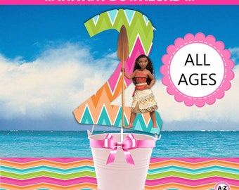 Moana centerpiece | Etsy