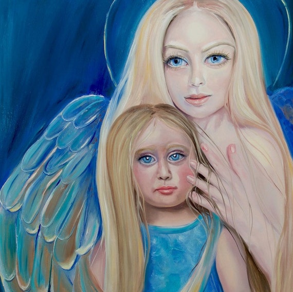 Pleiadian Godmother oil painting 2428 angelic art