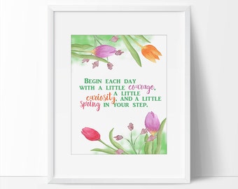 Spring print | Etsy