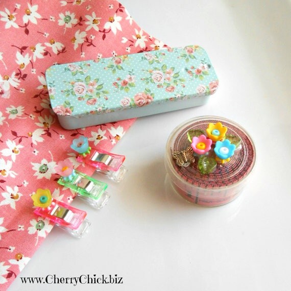 Quilting Clips Sewing Clips Fabric Clip Floral Quilting
