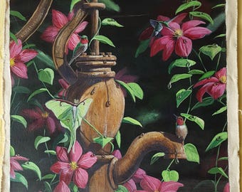 Hummingbird moth | Etsy