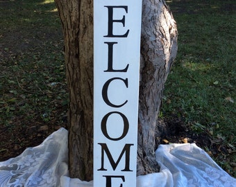 Outdoor welcome sign | Etsy