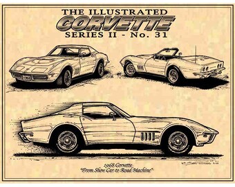 C3 corvette art | Etsy