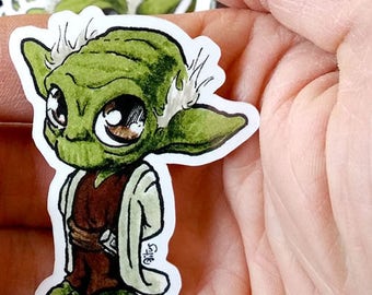 Toy Yoda Decal