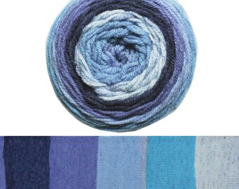 Blue Raspberry Caron Cake Dress 12 Months