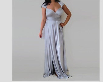 Gray infinity dress | Etsy