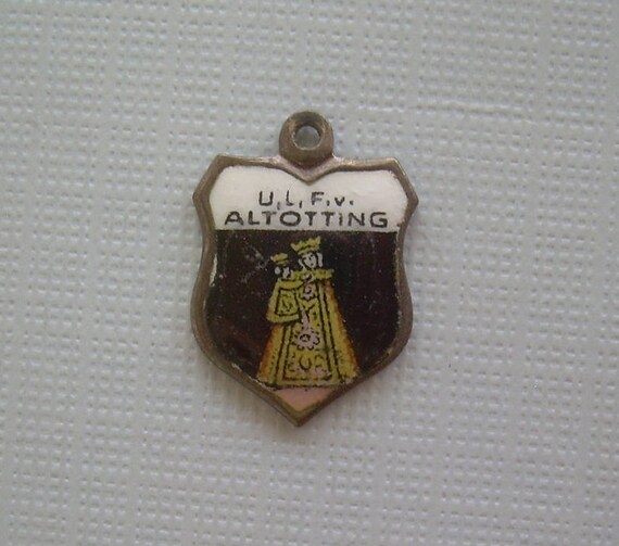 Our Lady Of Altotting Bavaria Germany Travel Shield Charm