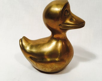 Gold rubber duck | Etsy