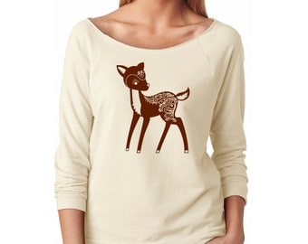 Deer sweater | Etsy