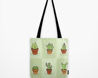 Cactus tote bag | Etsy