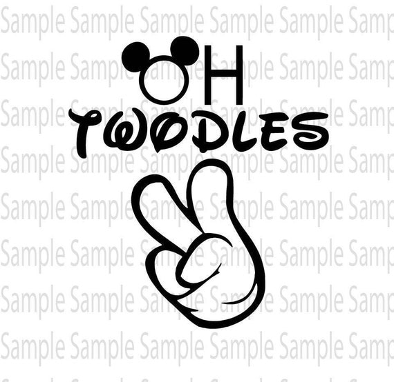 Oh toodles second Mickey birthday SVG PNG Cut FIle