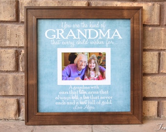 Grandmother Frame Grandma picture frame Grandparent