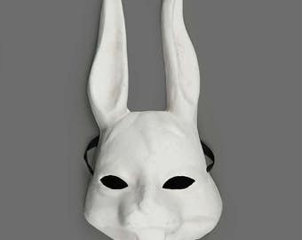 White rabbit mask | Etsy
