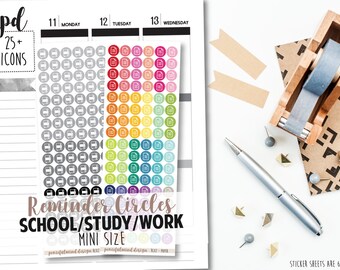Study stickers | Etsy