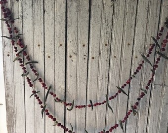 Cranberry garland | Etsy
