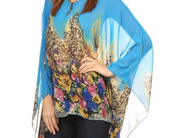 Chiffon tunic | Etsy