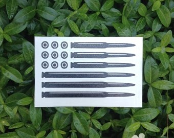 Bullet american flag | Etsy