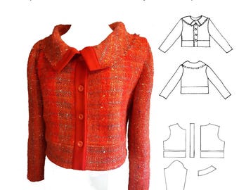 Sewing patterns and booklets for handwoven fabric by GetWeaving