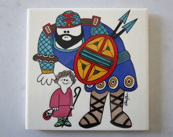 David goliath bible | Etsy