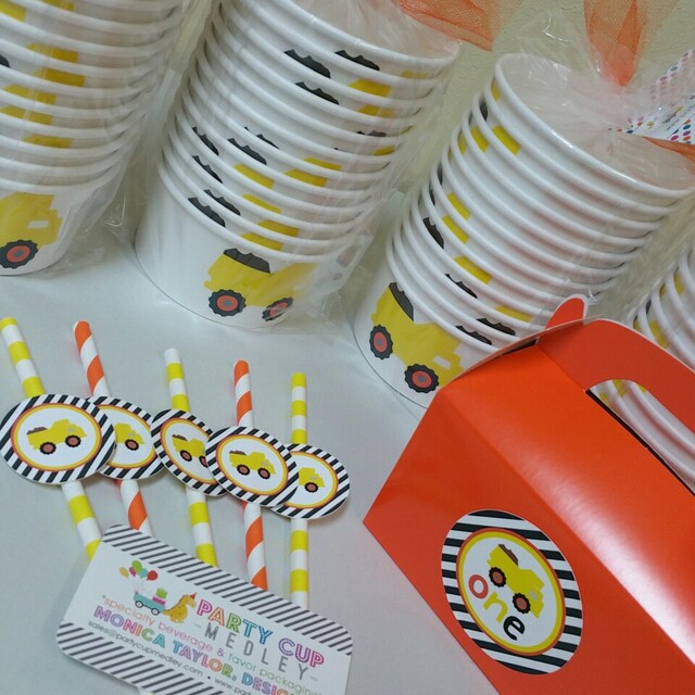 Personalized Birthday Party Cups & Favor Boxes by PartyCupMedley2