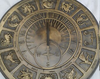 Sundial and compass | Etsy