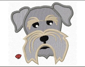 Schnauzer design | Etsy