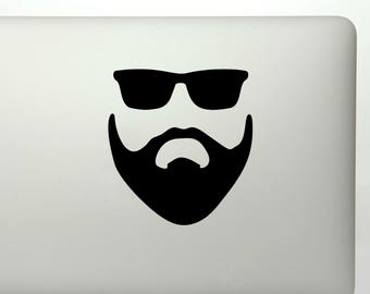 Beard decal | Etsy