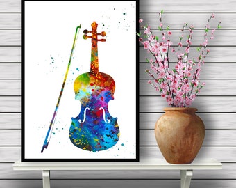 Violin wall hanging | Etsy
